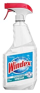 Windex Glass Cleaner with Vinegar Trigger Bottle, 23 fl oz