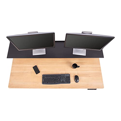 Stand Up Desk Store Split Top Electric Adjustable Height Standing Desk ...