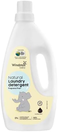 Windmill baby Natural Fragrance Free Laundry Detergent Liquid, USDA ...