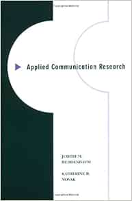 Applied Communication Research: 9780813820170: Communication Books ...