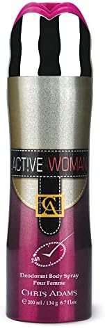 Chris Adams Perfumes Active Woman Pour Femme Body Spray For Women, 200 ...