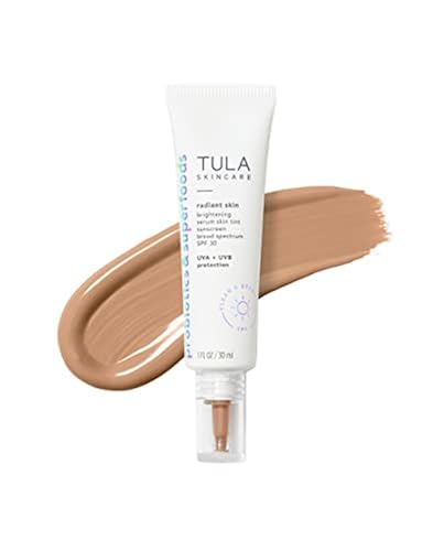 TULA Skin Care Radiant Skin Brightening Serum Skin Tint SPF | Facial ...