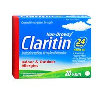 Claritin 24 Hour Allergy Medicine, Non-Drowsy Prescription Strength ...