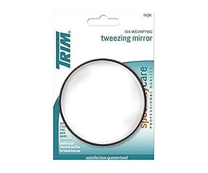 Amazon.com : Trim Tweezing Mirror 10x Magnifying. 1 Pc : Personal ...