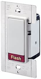 Leviton Decora Incandescent 911 Flasher Switch- White - Wall Light ...