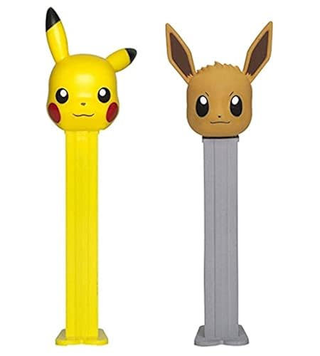 Pez Pokemon Candy Dispenser Set – Pikachu And Eevee Pokemon Pez ...