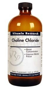 Life Extension (Vitamin Research), Choline Chloride Liquid 16 OZ ...