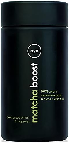AYO Matcha Boost – Organic Matcha Green Tea Capsules - Natural Energy ...