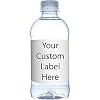 Alexa Springs Custom Labeled Bottled Water, Natural Spring Water, 12 oz ...
