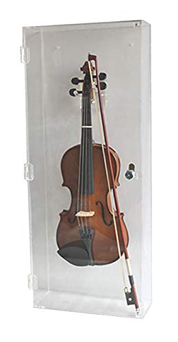 DisplayGifts Fiddle or 1/4-3/4 Acoustic Violin Clear-All Acrylic ...
