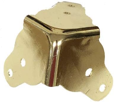 Amazon.com: Brass Plated Large Trunk Corner Protector | Furniture ...