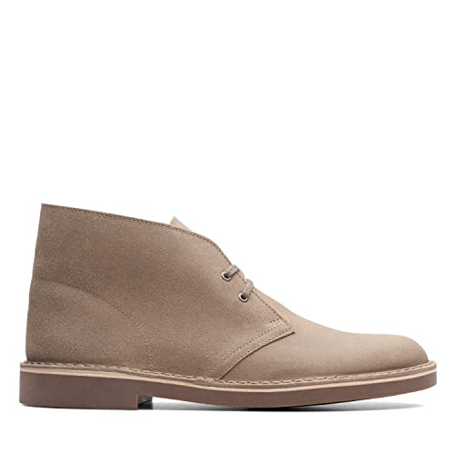 Clarks Men's Bushacre 2 Chukka Boot Taupe Distressed Suede 130 M US for ...