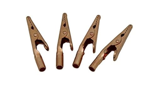 Solid Copper Alligator Clips 4pc 2-inch Crocodile Jaw Soldering Heat ...