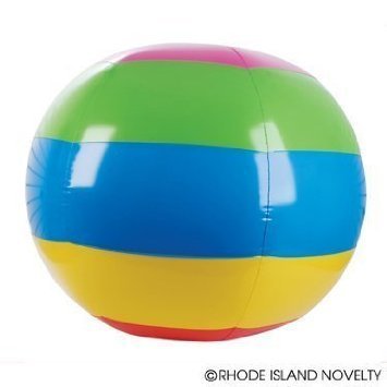 Buy Two Giant Inflatable Beach Balls- Jumbo Rainbow Inflatable Beach ...