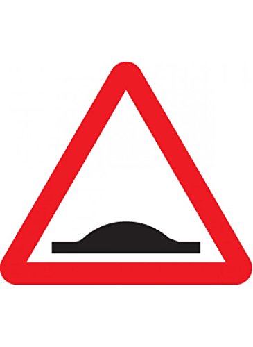 Caledonia Signs 57852 Road Hump Ahead Class RA1, 600 mm Triangle – BigaMart