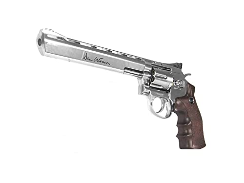ASG Dan Wesson .177 Caliber Steel BB Gun Revolver Air Pistol, Silver, 8 ...