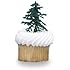 Amazon.com: Oasis Supply Evergreen Tree Cake Decorating Pick, 3-Inch ...