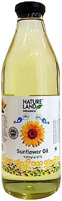Nature Land Organics Sunflower Oil-1L Bottle price in UAE | Amazon UAE ...
