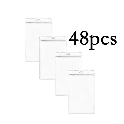Yeji 48pcs 6x4 Extra Large Clear Transparent Extra Large Badge ...