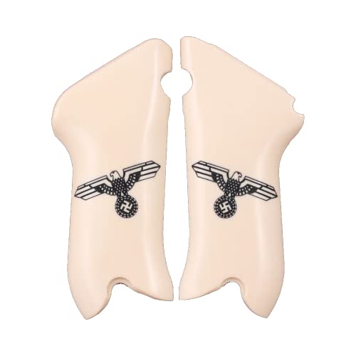 KSD Brand Luger P08 Compatible Ivory Acrylic Grips in Oman | Whizz