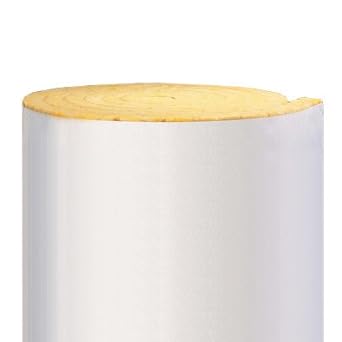 2" Fiberglass Pipe and Tank Insulation ASJ White Faced (50sqft roll ...