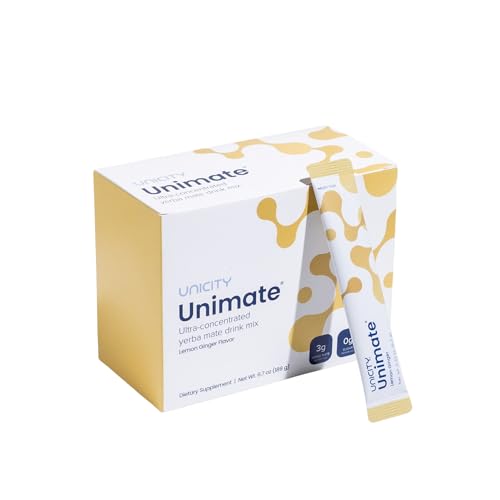 UNICITY UNIMATE LEMON GINGER STICK PACKS - Great Tasting - Ultra ...