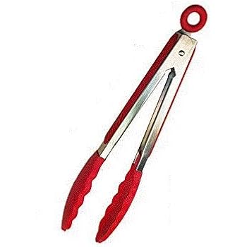 Amazon.com: Winco Utility Tong with Rubber Tip and Locking Clip, 9-Inch ...