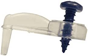 Glass Panel Clips 5/16" offset Clear (Bag of 20) - Cabinet And ...