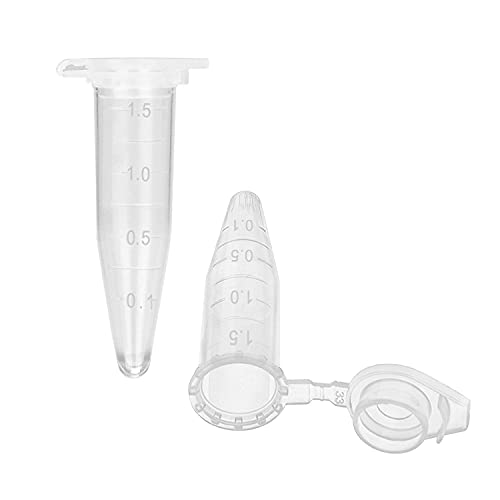 FveBzem 500pcs 1.5ml Conical Centrifuge Tubes Microcentrifuge Tube ...