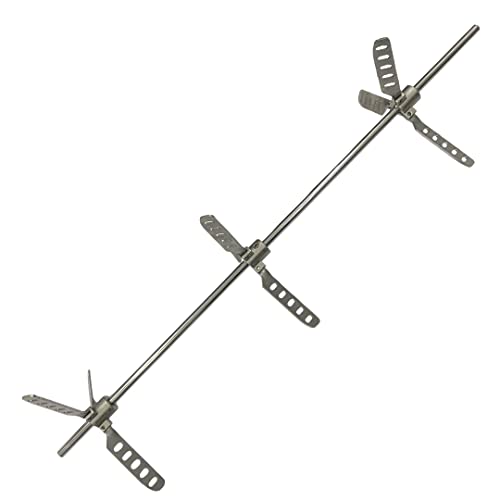 Cosmostar Stainless Steel Mixing Expandable Blade 55 Gallon Paint Mixer ...