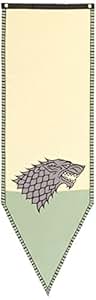 Amazon.com: Game of Thrones- Stark Winterfell Tournament Banner Fabric ...