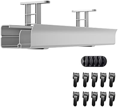 MoMoSun Under Desk Cable Management Tray,Desk Wire Management Organizer ...