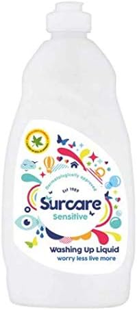 Surcare Sensitive Washing Up Liquid (450ml) - Pack of 2: Amazon.co.uk ...