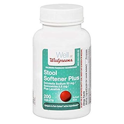 Walgreens Stool Softener Plus Laxative Tablets, 200 ea in Kuwait ...