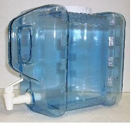 Amazon.com: 2 Gallon Plastic Water Bottle - Refridgerator Bottle: Home ...