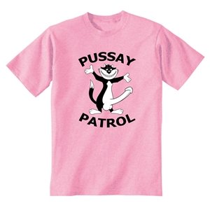 The Inbetweeners Men's Pussay Patrol Official Movie T-Shirt (Pink ...