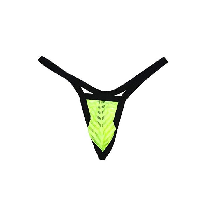Buy MuscleMate UltraHot Men's See-Through Thong G-String Underwear, Men ...