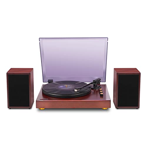Mua VOSTERIO Turntable HI-FI System with Dual Speakers, Belt-Driven ...
