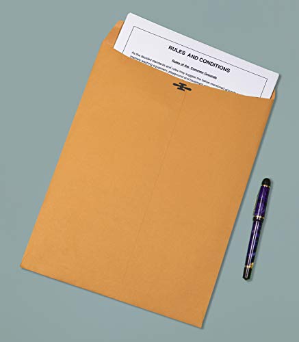 Clasp Envelopes - 9x12 – Brown Kraft Catalog Envelopes with Clasp ...