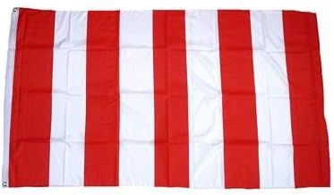 Fahne / Flagge rot / weiß Streifen NEU 90 x 150 cm: Amazon.de: Garten