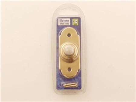 Byron 2202 Brass Wired Bell Push 76 x 32mm: Amazon.co.uk: DIY & Tools