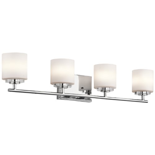 Kichler 45503CH O Hara Bath 4-Light Halogen, Chrome - - Amazon.com