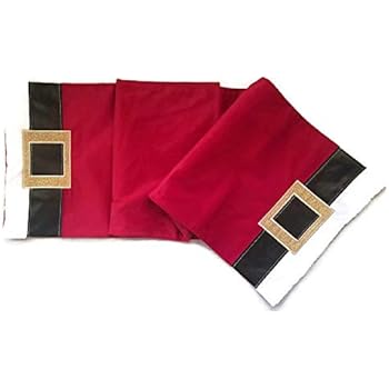 Amazon.com: Santa Suit Christmas Table Runner: Home & Kitchen