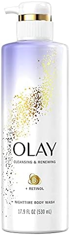 Olay Cleansing & Renewing Nighttime Body Wash, 17.9 Fluid Ounce (Pack ...