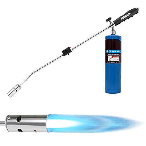 Weed Torch Propane Burner, Blow Torch,120,000 BTU Propane Torch,Gas ...