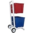 Amazon.com: Recycling Cart – 2 Wheels – 1-1/2” PVC – Heavy Duty – Easy ...