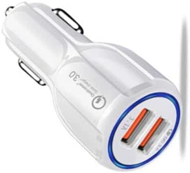 Fast Charge USB Car Charger, Dual Port USB 3.0 Mini Car Phone Charger ...