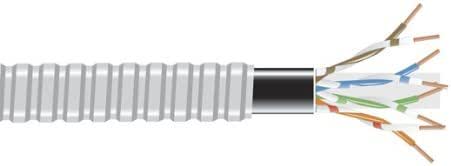 Amazon.com: Certicable 1000 Ft. Heavy Duty BX MC Armored CAT-6 Cat6 ...