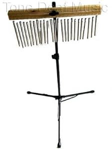 Tone Deaf Music Wind Chimes Percussion with Adjustable Stand: Amazon.co ...