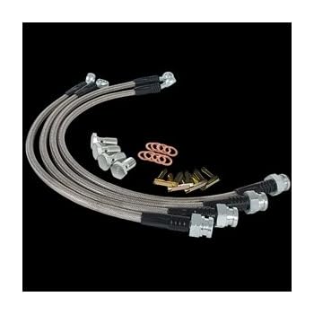 Amazon.com: C5 Corvette Stainless Brake Line Kit Fits: All 97 through ...
